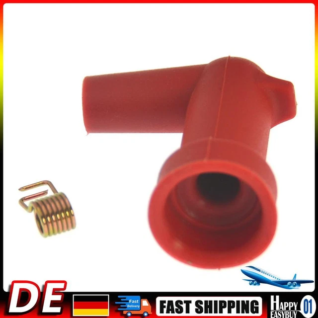 RED SPARK PLUG Wire Boot 90 Angle for Yamaha Outboard 15HP 18HP 30HP ...