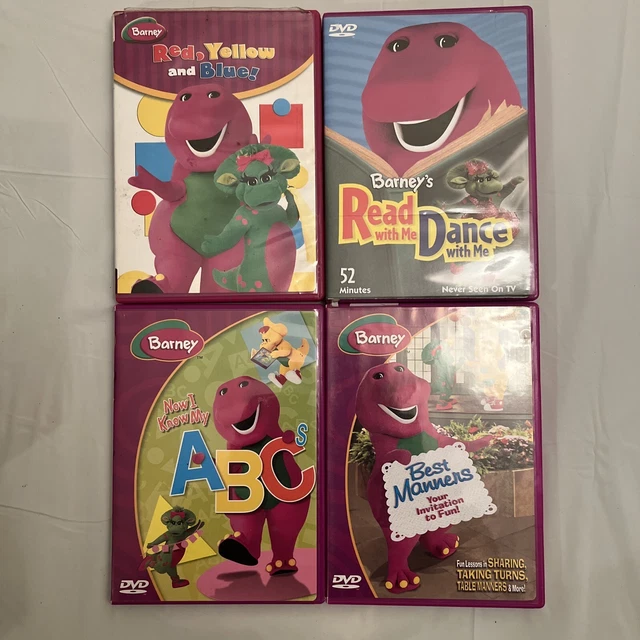 BARNEY DVD LOT of 4 Kids Educational DVDs preschool £6.43 - PicClick UK