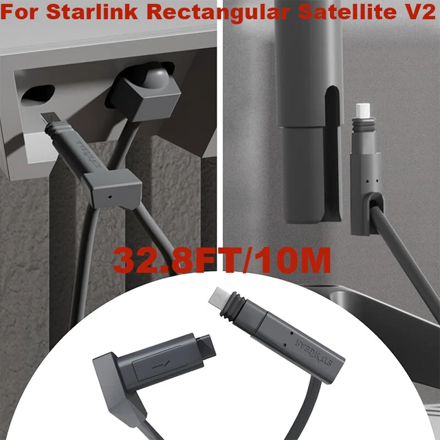 FOR STARLINK RECTANGULAR Satellite V2 Gen 2 Starlink Replacement Cable ...