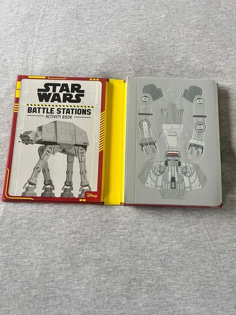 STAR WARS BATTLE Stations Activity Book And Model - Make Your Own AT-AT ...