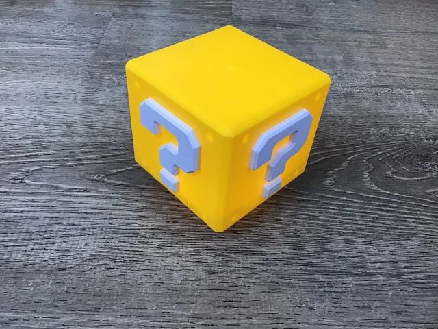 SUPER MARIO BROS Question Mark Block Nintendo Light Up Lamp w/ Sound ...