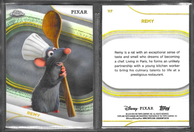 TOPPS CHROME DISNEY 2025 #117 Remy Ratatouille Card £2.49 - PicClick UK