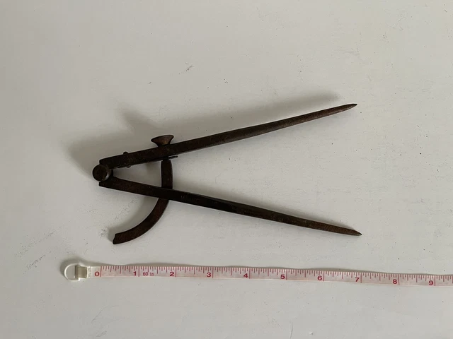 VINTAGE PROTRACTOR DRAFTING Compass Machinist Tool 7-1/4” Legs $16.99 ...