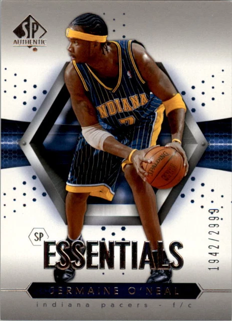 2004-05 SP AUTHENTIQUE Indiana Pacers Basketball Card #102 Jermaine O ...