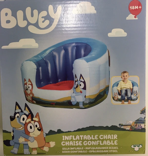 BLUEY KIDS INFLATABLE Armchair Bluey & Bingo Light-Weight Brand New ...