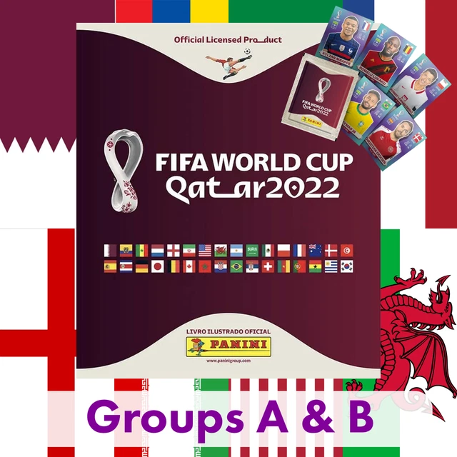 PANINI QATAR 2022 Fifa World Cup Stickers Collection Group A Group B £1 ...