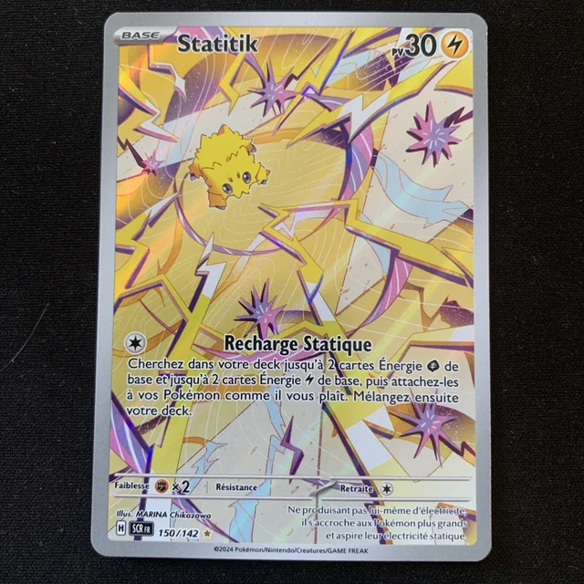 CARTE POKÉMON STATITIK 150/142 Alternative AR Couronne Stellaire EV07 ...