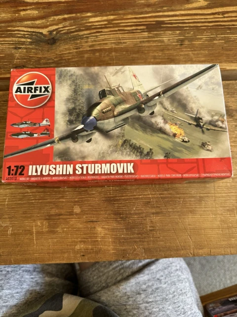 AIRFIX RUSSIAN ILYUSHIN IL-2M3 Stormovik Fighter Plane Plastic Model Kit 1/72 £9.99 - PicClick UK