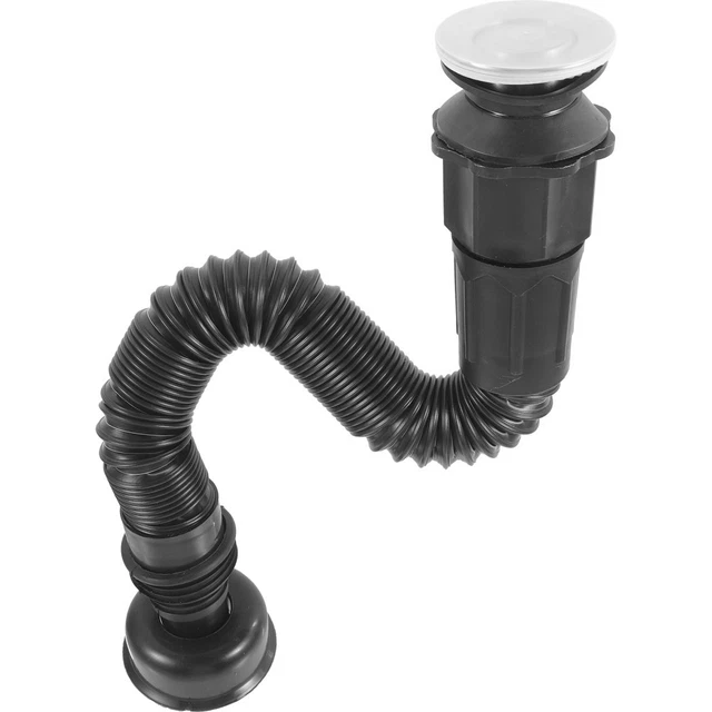 SINK DRAIN BATHROOM Basin Flexible Drain Wash Basin Sink Drain Kitchen ...