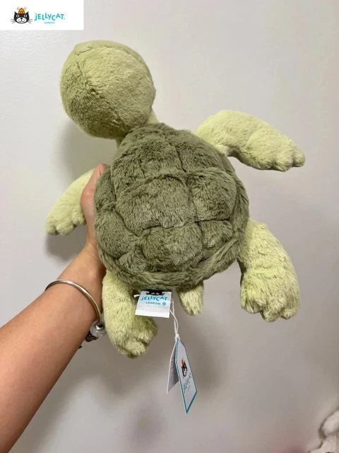 JELLYCAT TULLY TURTLE Plush Ultra Doll Toy Christmas Gifts Tags+ Dust ...
