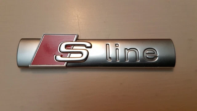GENUINE AUDI S Line Wing Badge Emblem for A1 A3 A4 A5 A6 Q5 Q7 TT - Inc ...