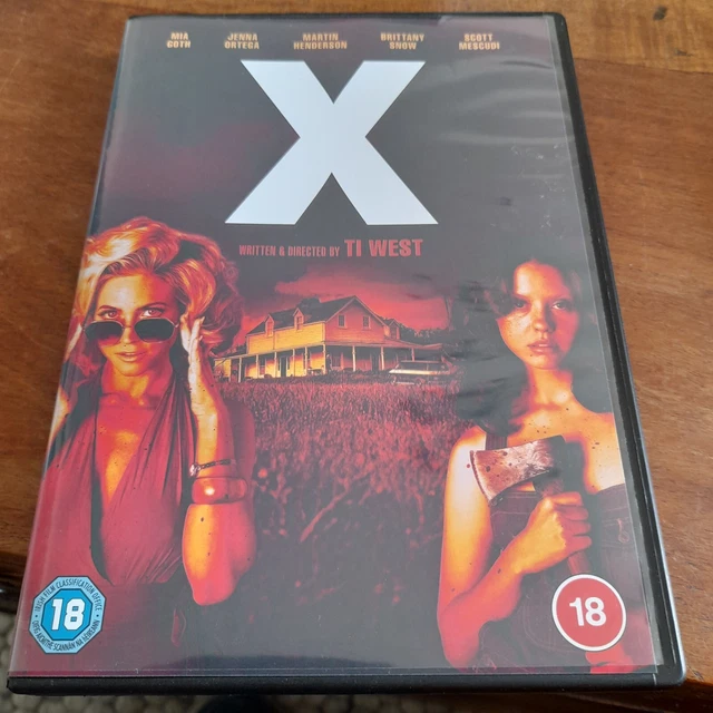 X DVD 2022 Horror Movie Mia Goth Jenna Ortega Brittany Snow Ti West Pearl New EUR 8,65 - PicClick FR