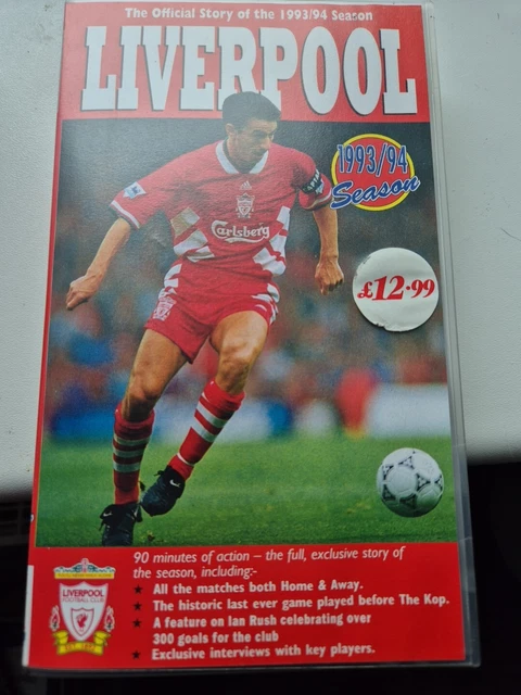 LIVERPOOL FC 1993/1994 Season VHS £3.99 - PicClick UK