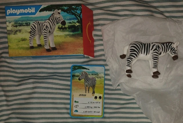 MCDONALD'S HAPPY MEAL August 2025 Playmobil ZEBRA Figure Card NEW MIB £ ...