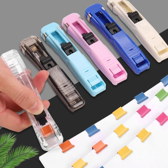 HAND PUSH CLIP Pusher Metal Paper Binding Clip School Office $8.75 ...