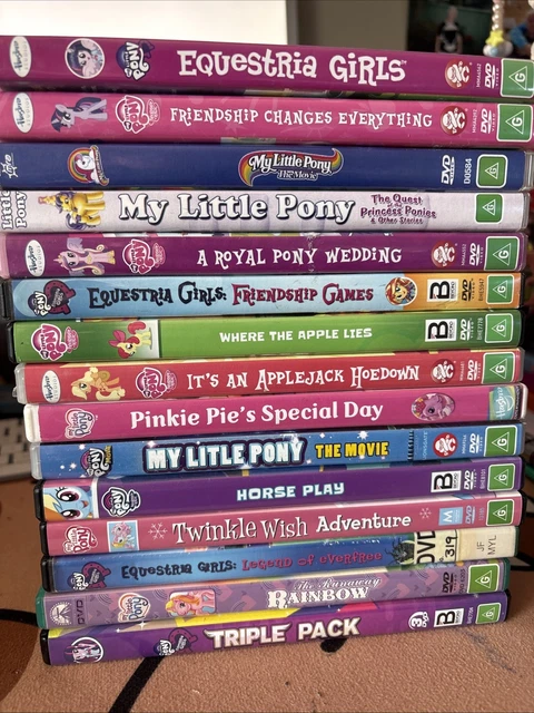 MY LITTLE PONY DVDs Lot X 15 Kids The Movie And More $49.95 - PicClick AU