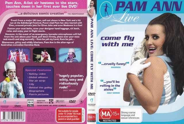 PAM ANN LIVE : COME FLY WITH ME Caroline Reid DVD R4 - PAL New SirH70 £ ...