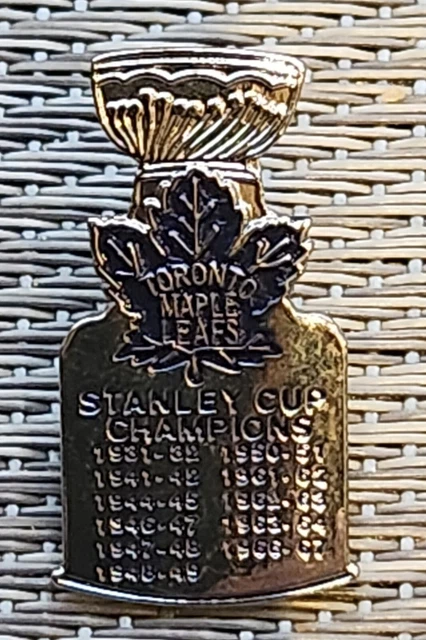 TORONTO MAPLE LEAFS Stanley Cup Champions Pin $8.99 - PicClick CA