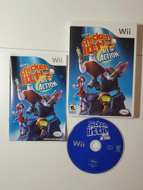 DISNEY'S CHICKEN LITTLE Ace In Action - Nintendo Wii, 2006 - CIB ...