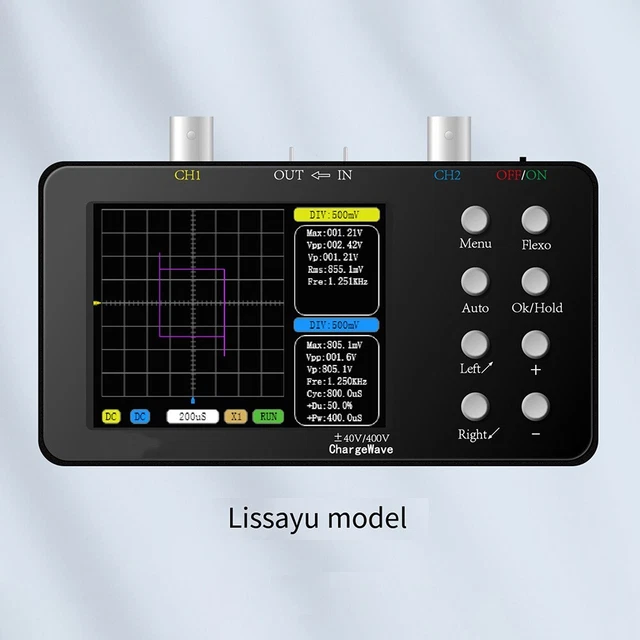 DUAL CHANNEL DIGITAL Oscilloscope for Mobile Phone Repair 50M Sampling ...