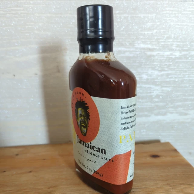 JAMAICAN SAUCE PAIN Is Good Batch 114 Habanero Jerk Spicy 198g Half ...
