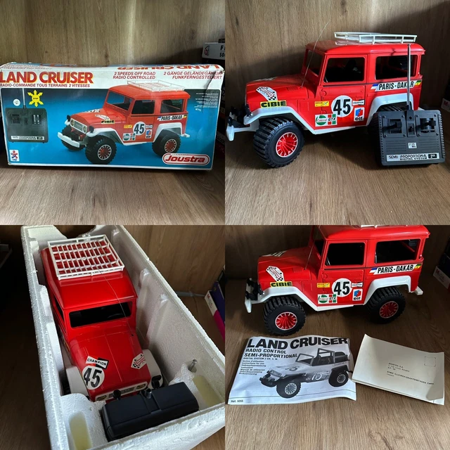 VINTAGE JOUSTRA TOYOTA Land Cruiser Dakar RC Radio Controlled Car ...