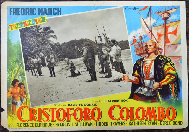 FOTOBUSTA ORIGINAL CHRISTOPHE Colombo 49 Christopher Columbus Fredric ...