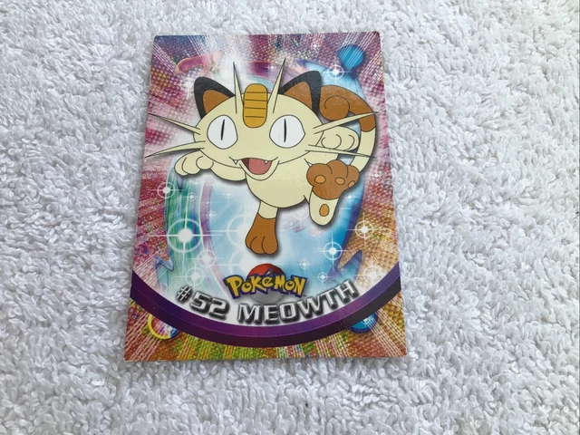 TV ANIMATIONS EDITION Pokemon Collectors Card #52 Meowth EUR 2,36 ...
