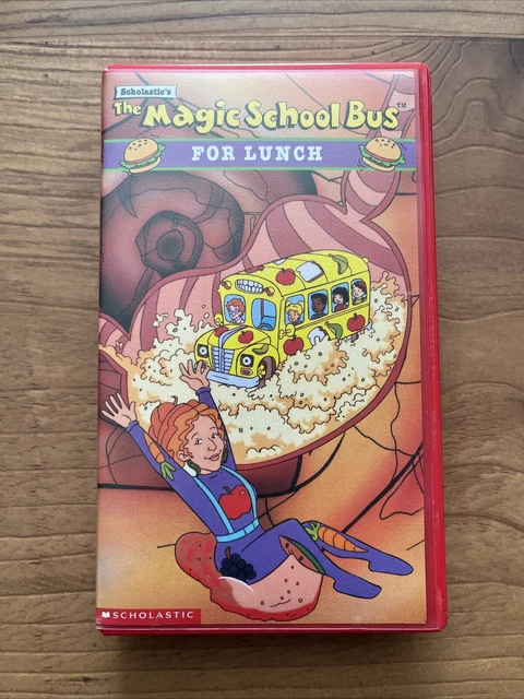 VHS THE MAGIC School Bus: For Lunch 90s Cartoon FULLY TESTED Ships Fast ...