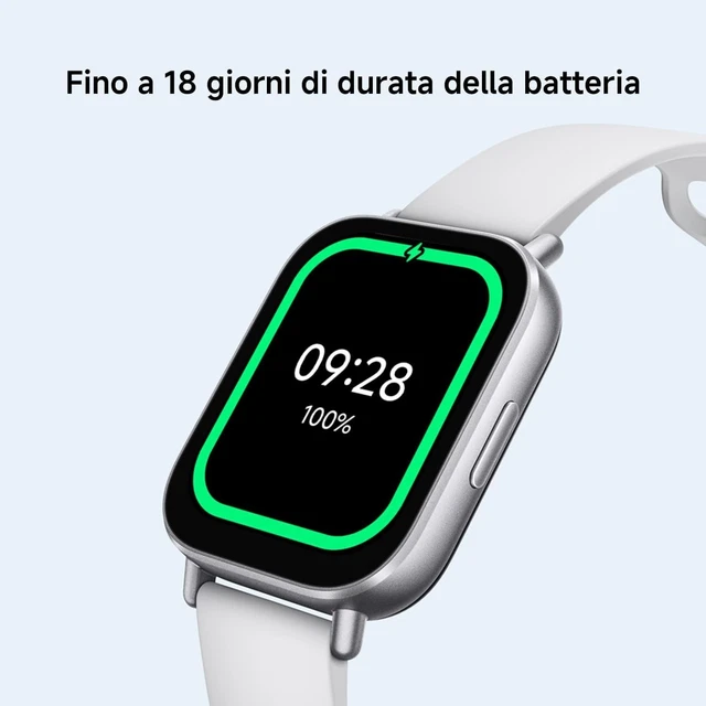 XIAOMI REDMI WATCH 5 Active Argento Smartwatch LCD 2" 18gg 5ATM 140 ...