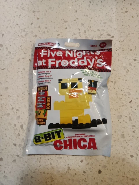 MCFARLANE FIVE NIGHTS at Freddy's 8-Bit Buildable Figure Chica NEW IN ...
