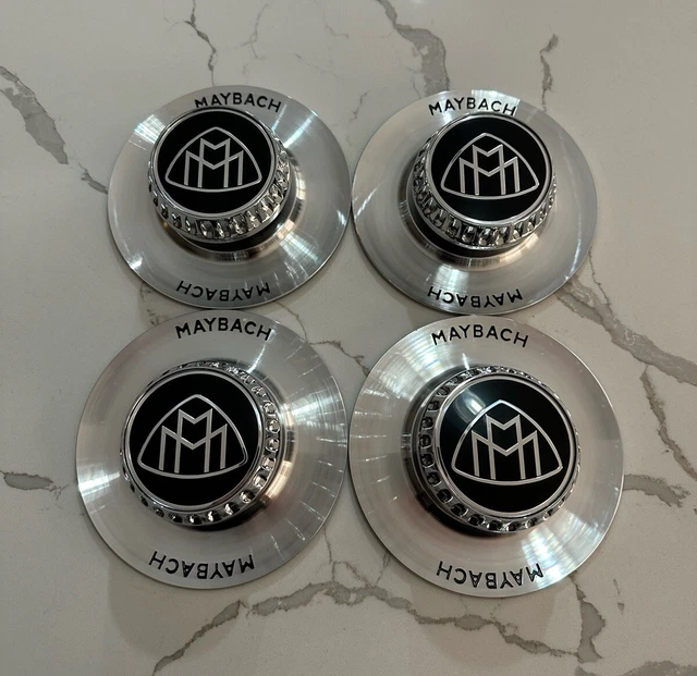 4PCS MAYBACH CHROME Wheel Center Hub Cover Cap 146mm Mercedes Benz ...
