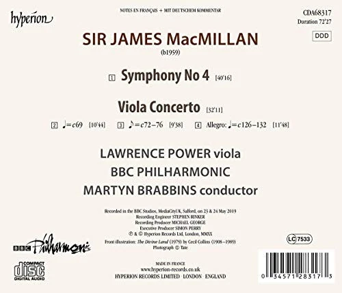 MACMILLAN: SYMPHONY NO.4 Viola Concerto by Lawrence Power $42.28 ...