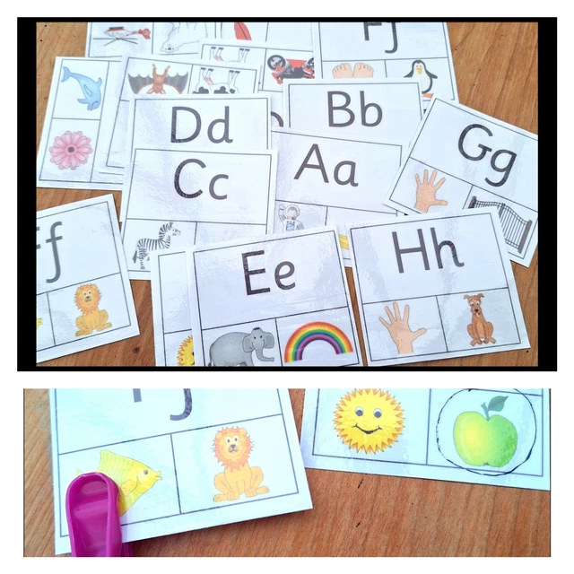 INITIAL SOUNDS ALPHABET Peg Cards KS1/EYFS Reception- Phonics School £4 ...