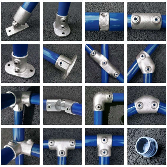 KEY CLAMP HANDRAIL System - Connectors Pipe Tube Q Fittings Railings ...