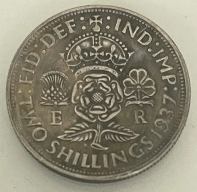 KING EDWARD VIII ENGLAND florin two shilling coin £3.99 - PicClick UK