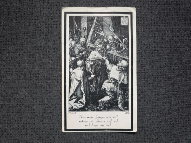 STERBEBILD WWII OBERGEFREITER Geitau Artillerie Regt. Echtfoto ...