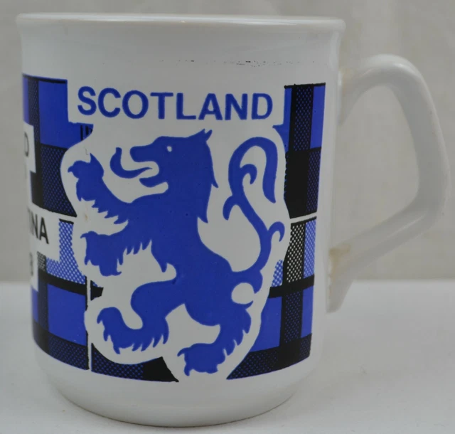 VINTAGE SCOTLAND WORLD Cup 1978 Argentina 78 Mug Cup Tea Coffee Retro ...