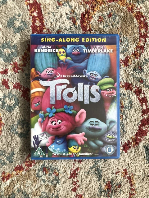 TROLLS MOVIE DVD Dream Works Kendrick Timberlake New Sealed EUR 5,83 ...