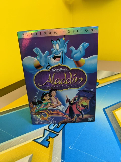 Disneys Aladdin Dvd 2 Disc Set 2004 Platinum Edition With Slipcover 2499 Picclick Ca