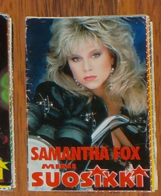 SAMANTHA FOX 1980S Finnish Mini Magazine Album Biography 32 page £39.23 ...