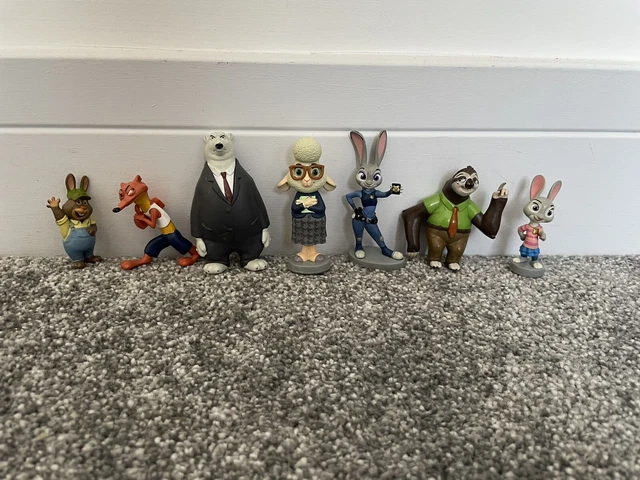 ZOOTOPIA / ZOOTROPOLIS Disney Figures / Toys / Cake Toppers Bundle ...