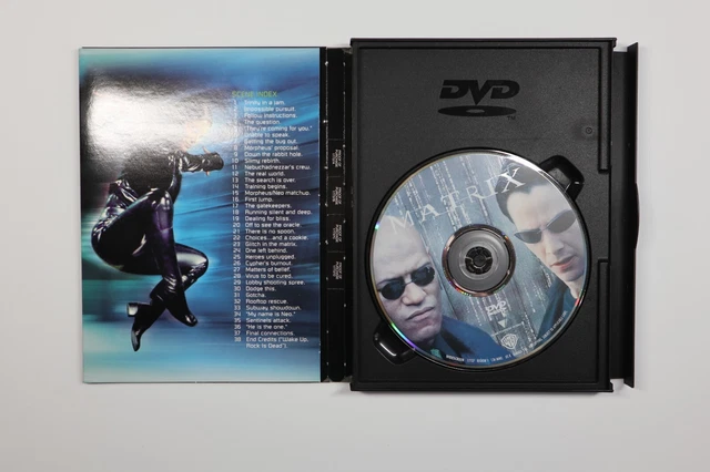 THE MATRIX DVD 1999 Widescreen Keanu Reeves Region 1 NTSC Clamshell $6. ...