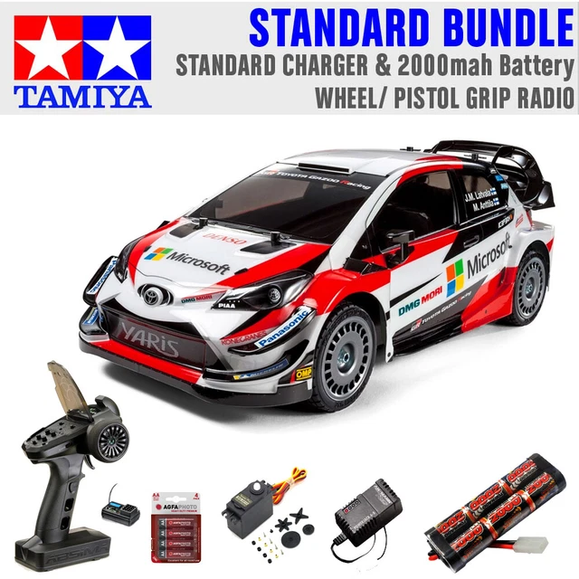 TAMIYA RC 58659 Toyota Yaris Gazoo Racing WRC TT-02 1:10 Standard Wheel ...