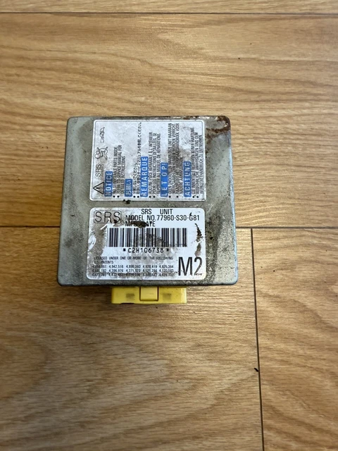 HONDA PRELUDE 97-02 5 Gen SRS Crash Control Unit Module 77960-S30-G81 ...