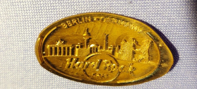 ELONGATED COIN QUETSCHMÜNZE Souvenir Münze Berlin Hard Rock Cafe EUR 3 ...