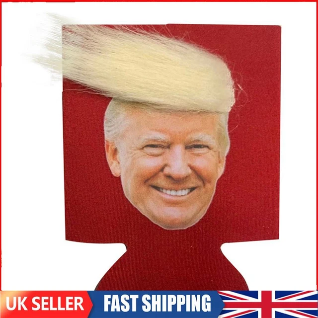 DONALD TRUMP CUP Holder Trump Funny Hair Beer Can Cooler for Cans ...