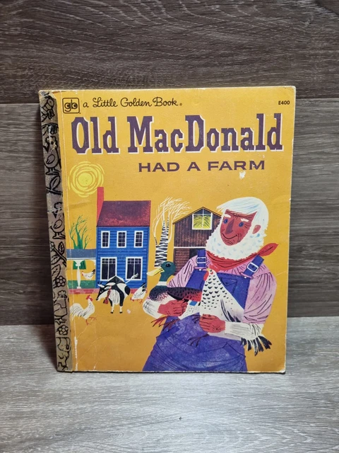 LITTLE GOLDEN BOOK - Old MacDonald Had A Farm 1985 HC £2.55 - PicClick UK