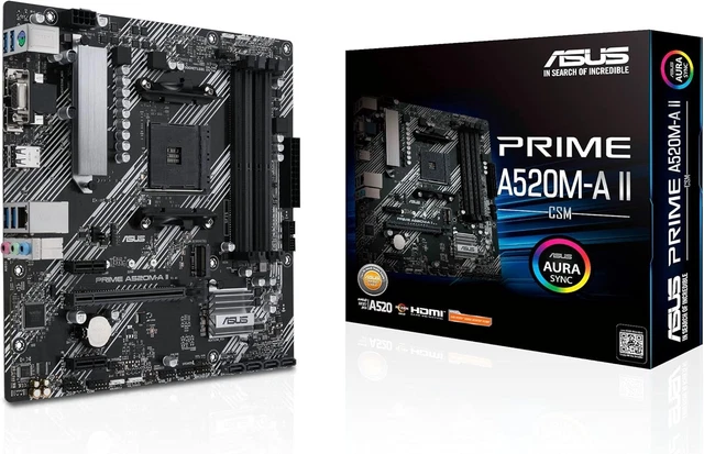 ASUS PRIME A520M-A II AMD AM4 Motherboard Micro ATX - Used £42.30 ...