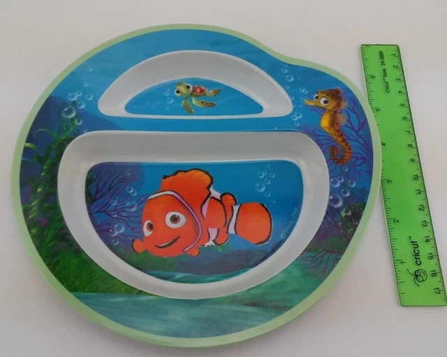 DISNEY PIXAR FINDING Nemo Divided Plastic Plate Learning Curve First ...